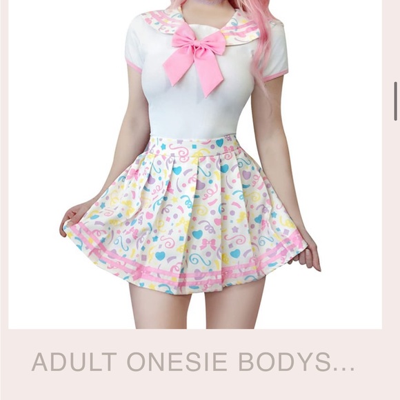Skirts | Cosplay 4x Onesie School Girl Skirt Set Brand New With Tags | Poshmark